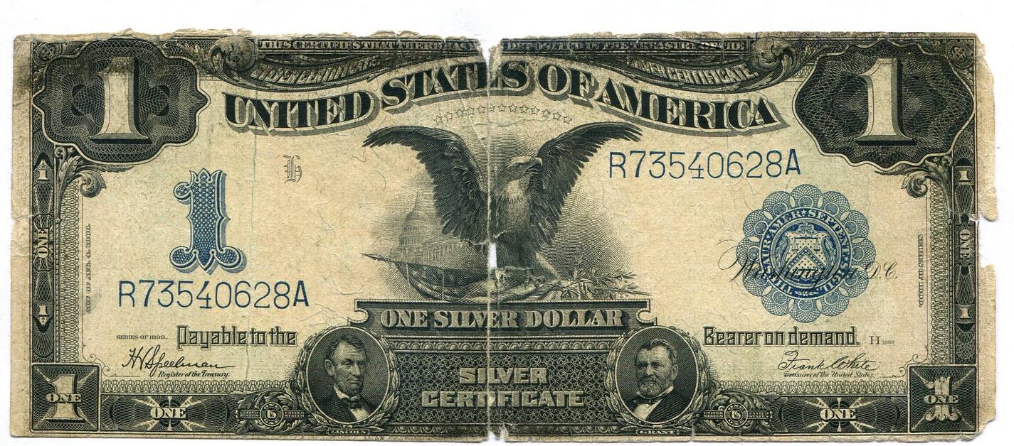 USA, 1 Dollar 1899 stark gebraucht | MA-Shops
