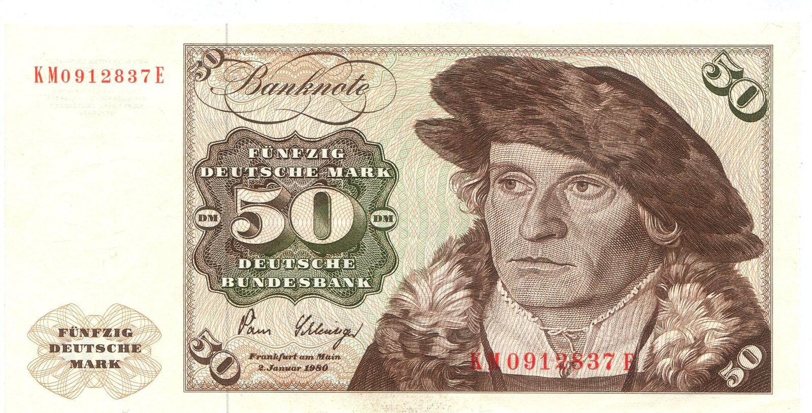 Deutschland, 50 Mark 1980 unc | MA-Shops