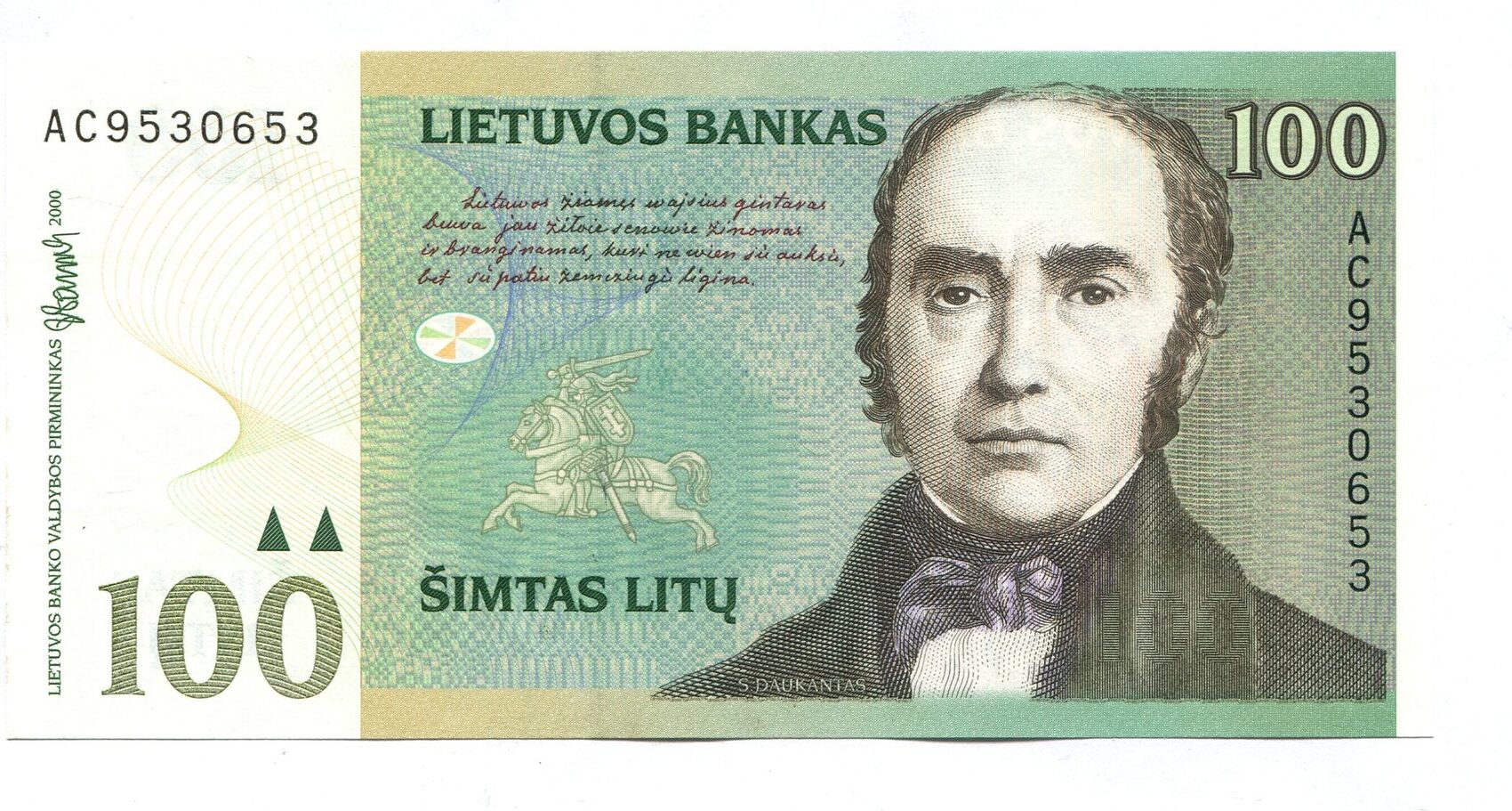 Litauen, 100 Litu 2000 unc | MA-Shops