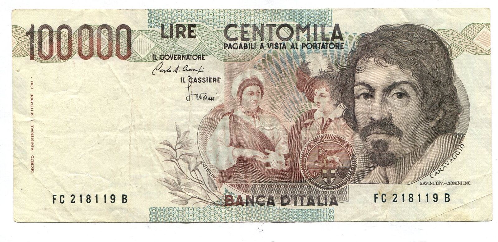 Italien, 100000 Lire 1983 III | MA-Shops