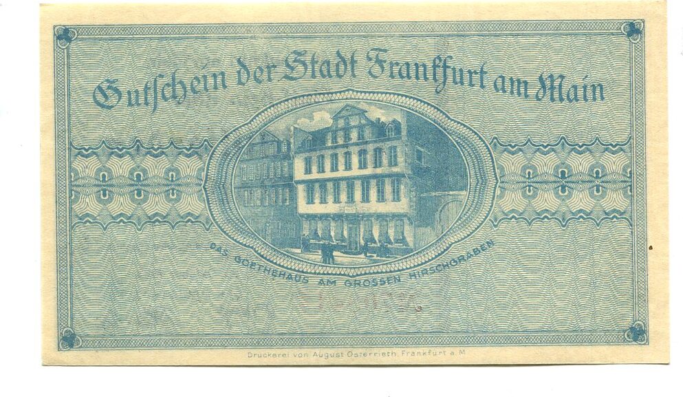 Hessen-Nassau 10 Md. Mark 25.10.1923 Frankfurt a.M., unz | MA-Shops