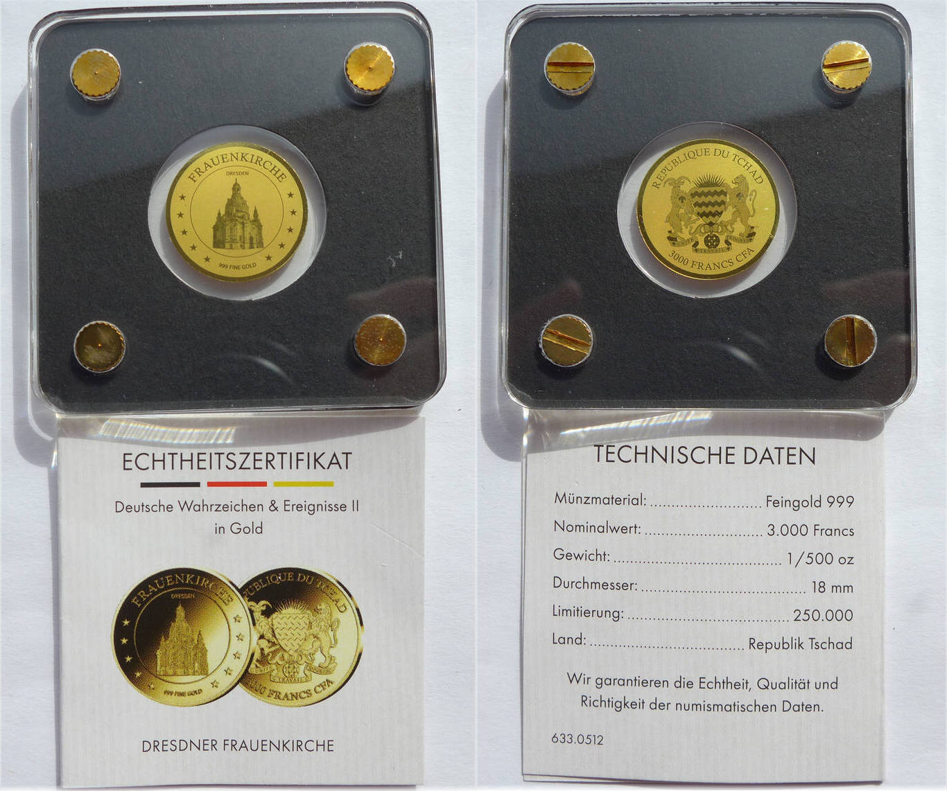 tschad-3000-francs-cfa-deutsche-wahrzeichen-ereignisse-ii-dresdner