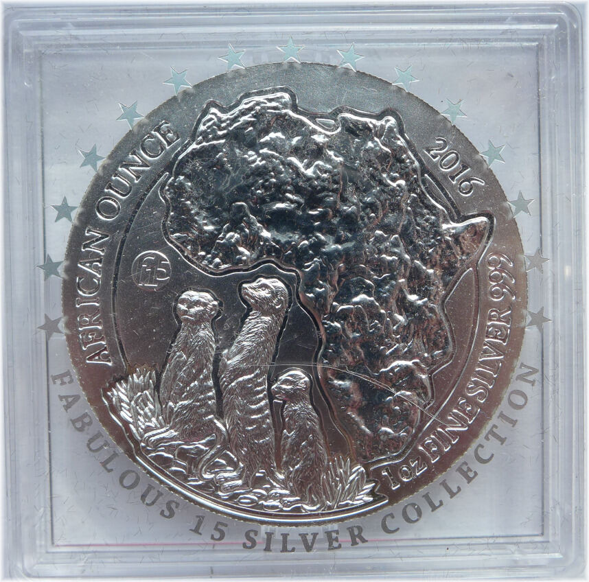 Ruanda 50 Francs - Amafaranga 2016 Fabulous 15 Silver Collection ...