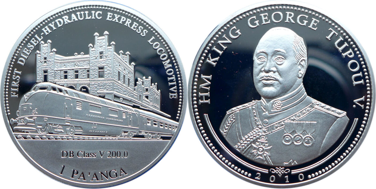 Tonga 1 Pa'anga 2010 Erste Diesel-Hydraulische Schnellzuglokomotive ...