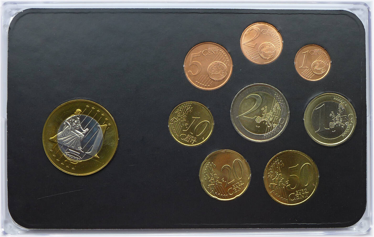 Monaco Euro Gedenkmünzensatz + 1 Euro Probe Euro-Premiumsatz inkl. 1 Euro Probe bankfrisch | MA ...