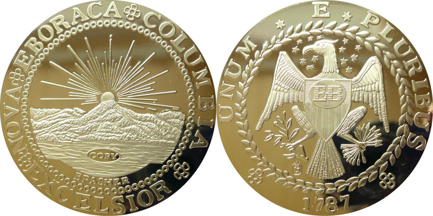 Medaille Gigant 2012 Replik - Brasher Doubloon 1787 - PP | MA-Shops