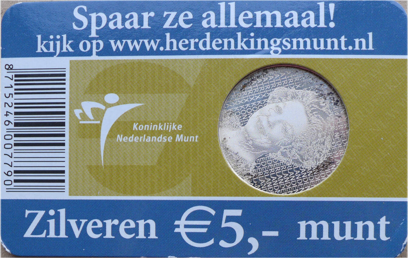 Niederlande 5 Euro 2006 400. Geburtstag von Rembrandt van Rijn in ...