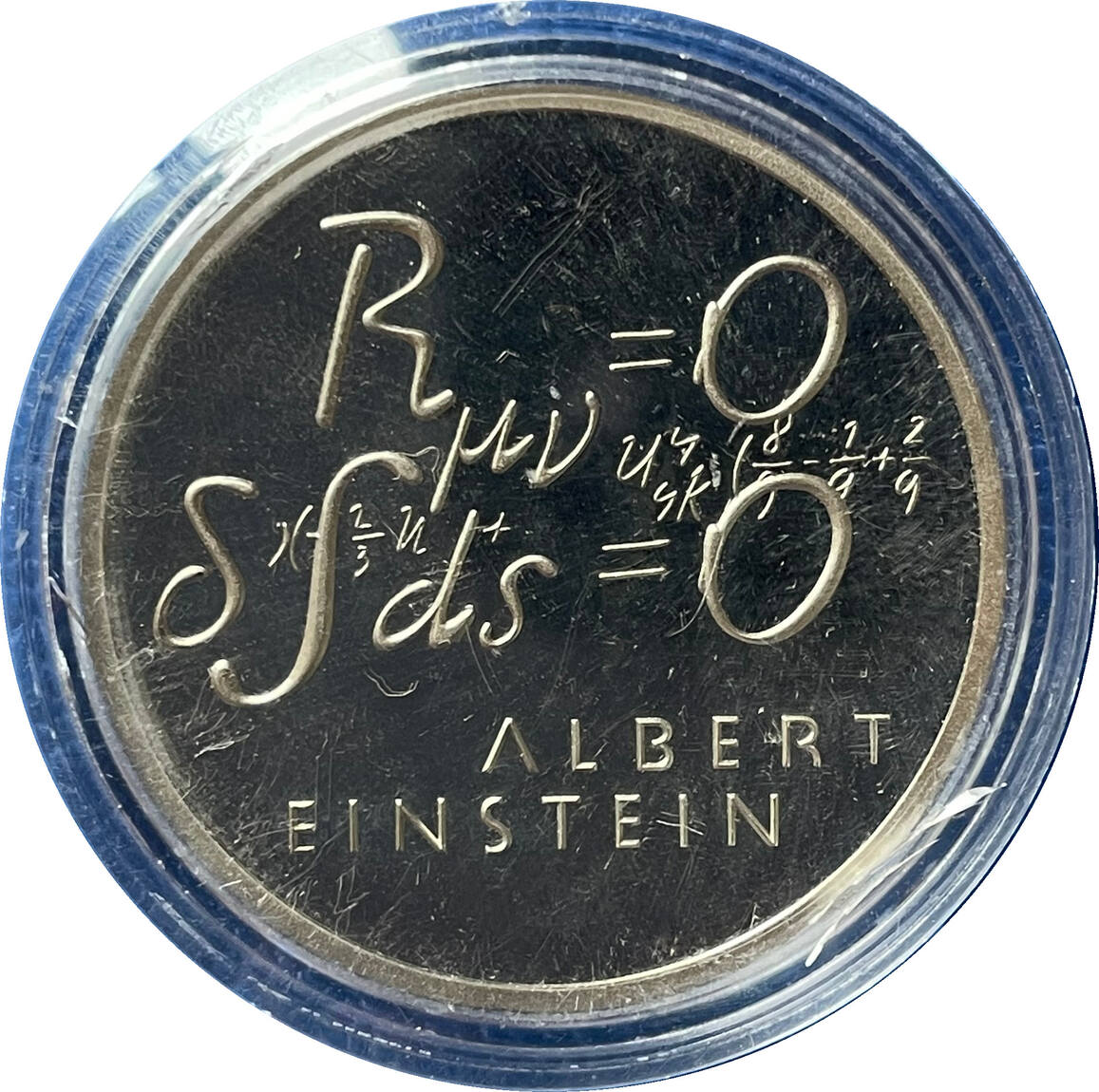 Schweiz 5 Franken 1979 Albert Einstein PP, fleckig angelaufen | MA-Shops
