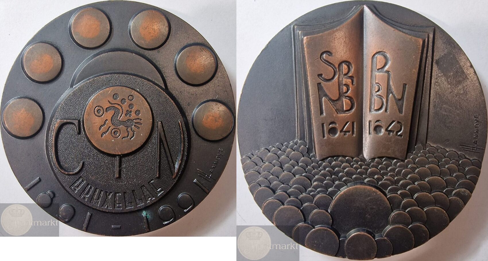 Belgium Historical Medal 1991 100th Anniversary of the First ...