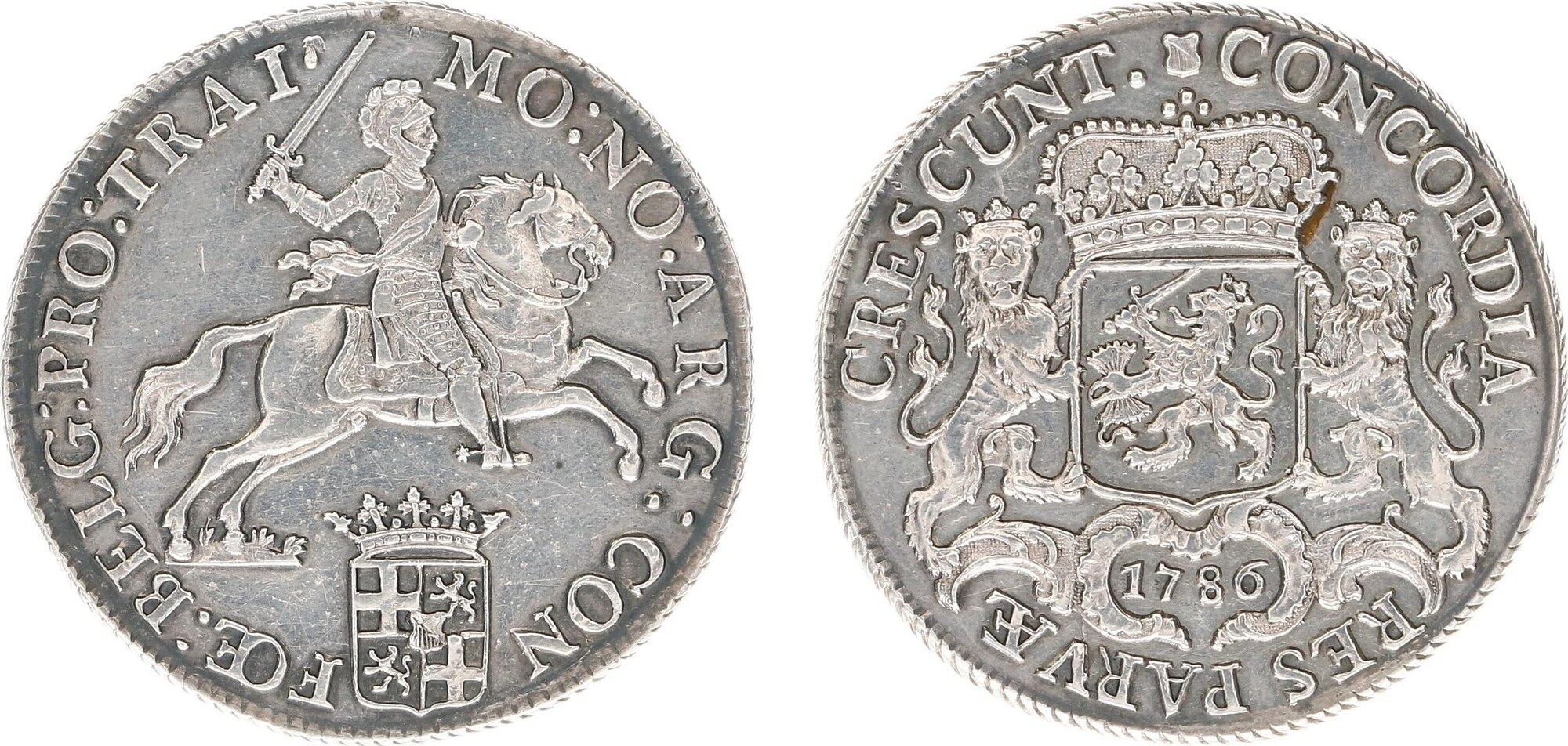 Republiek der Zeven Verenigde Nederlanden Dukaton of zilveren rijder ...