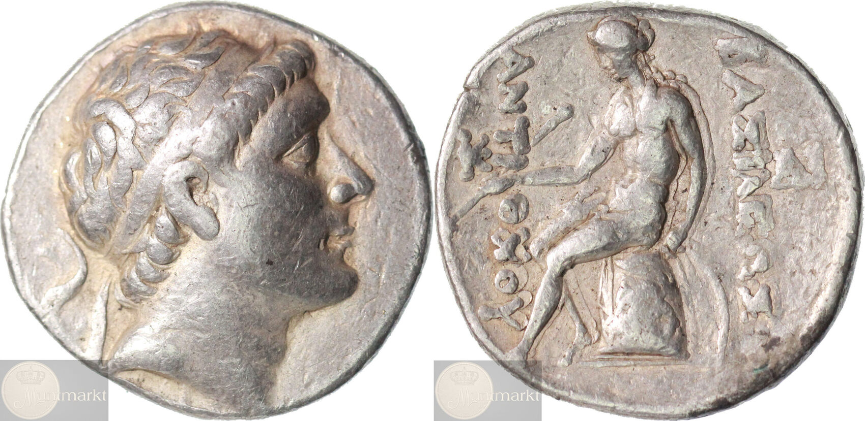 Seleucid Kingdom - Antioch ad Orontem silver Tetradrachm n.d. (261-246 ...