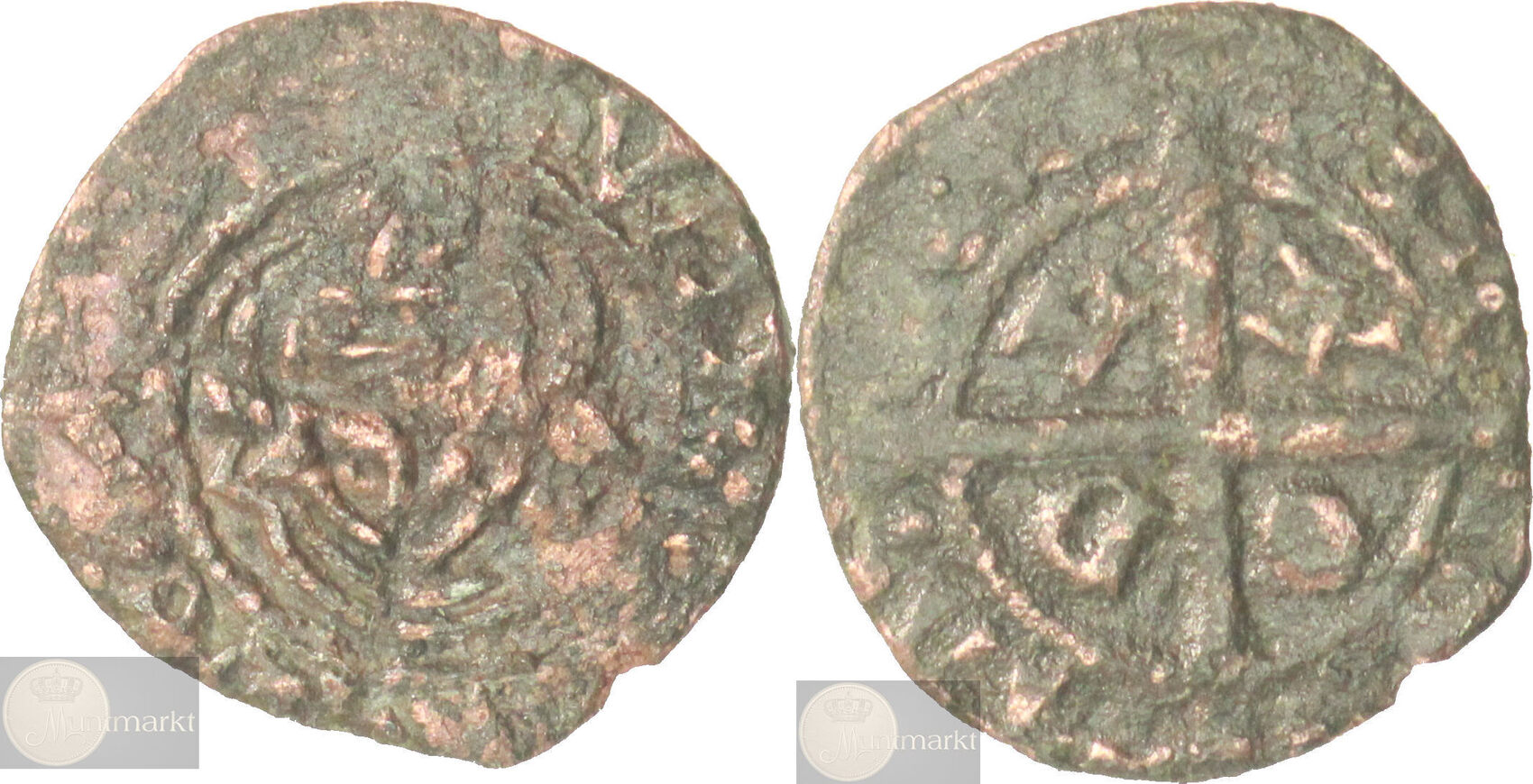 Nederland - Bisdom Utrecht ⅛ Groot z.j. (1431–1455) Rudolph van ...