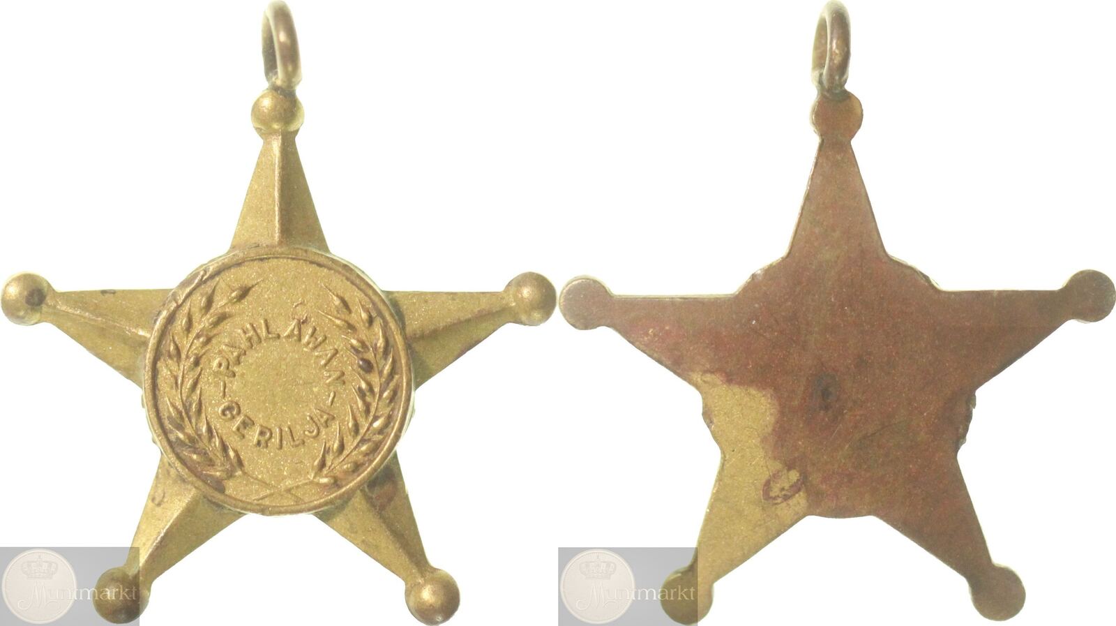 Decoration n.d. (instituted 1945) Miniature Indonesian Bintang Gerilja ...