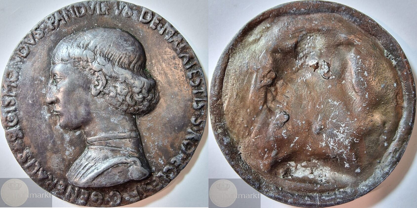 Italy Renaissance Medal 1446 Sigismondo Pandolfo Malatesta after Matteo ...