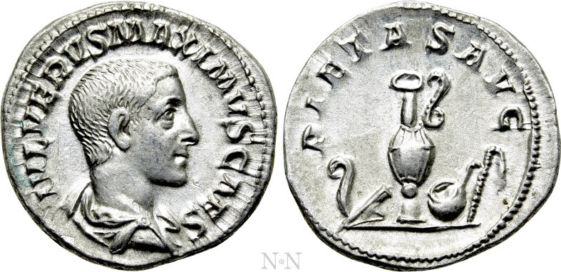 Römisches Kaiserreich MAXIMUS (Caesar, 235/6-238). Denarius. Rome ...