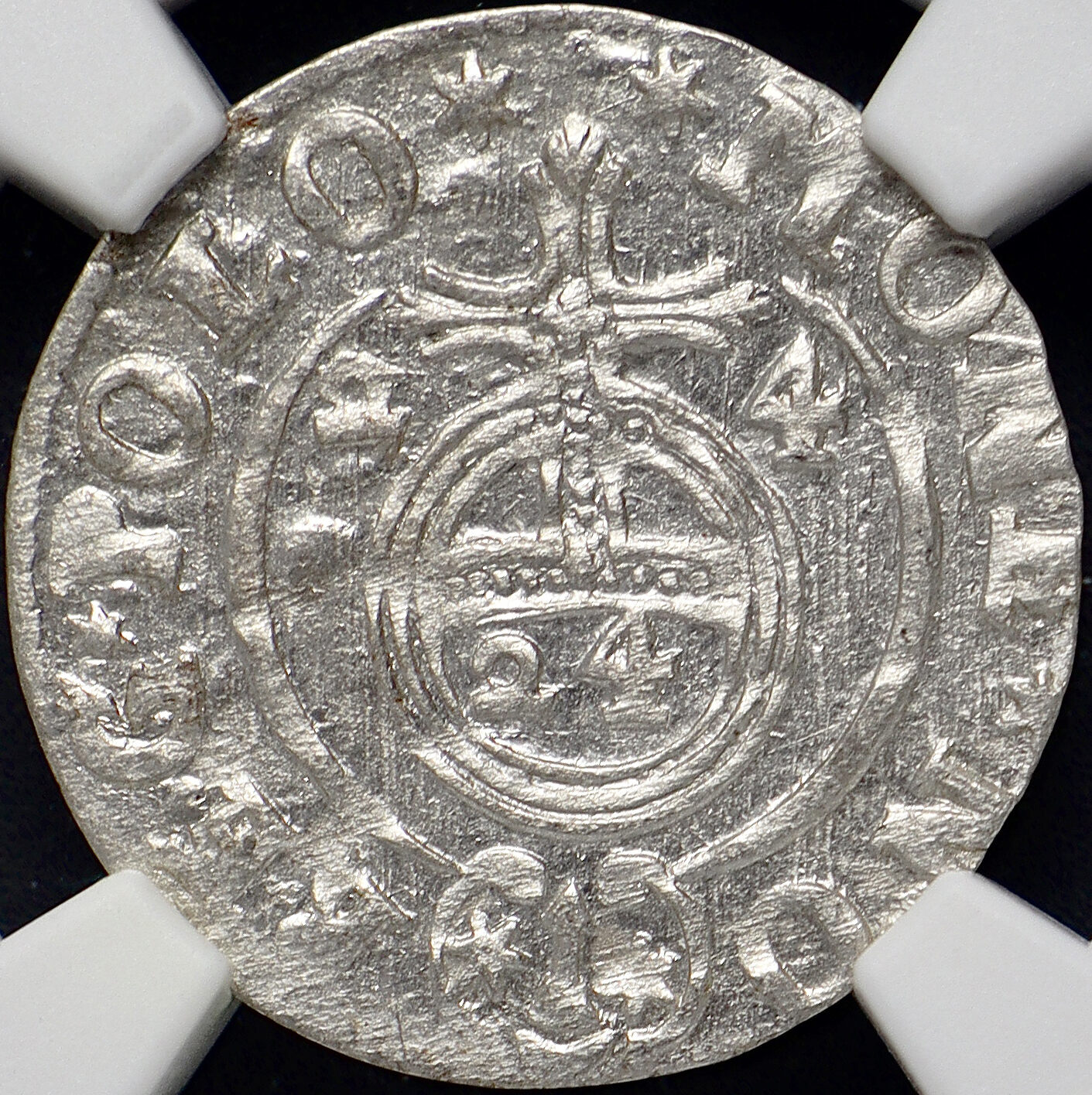 Polish–Lithuanian Commonwealth 1/24 Taler or 3 Polker 1624 Sigismund III Vasa - Bydgoszcz ...