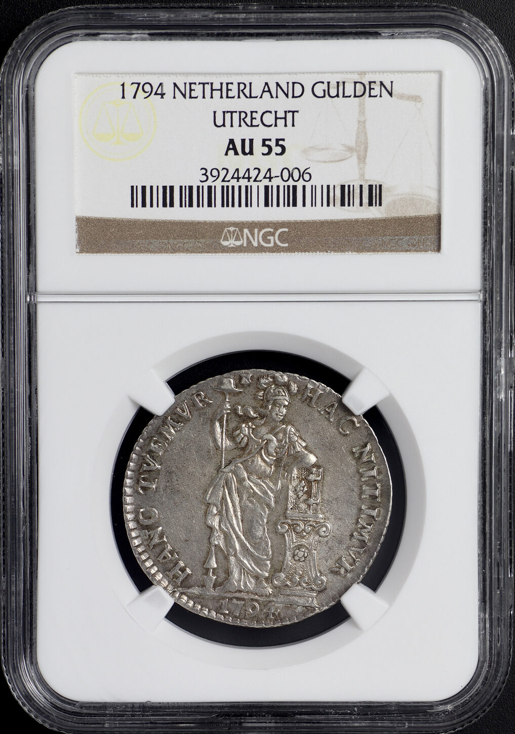 Netherlands 1 Gulden (Generaliteitsgulden) 1794 Utrecht - Republic NGC ...