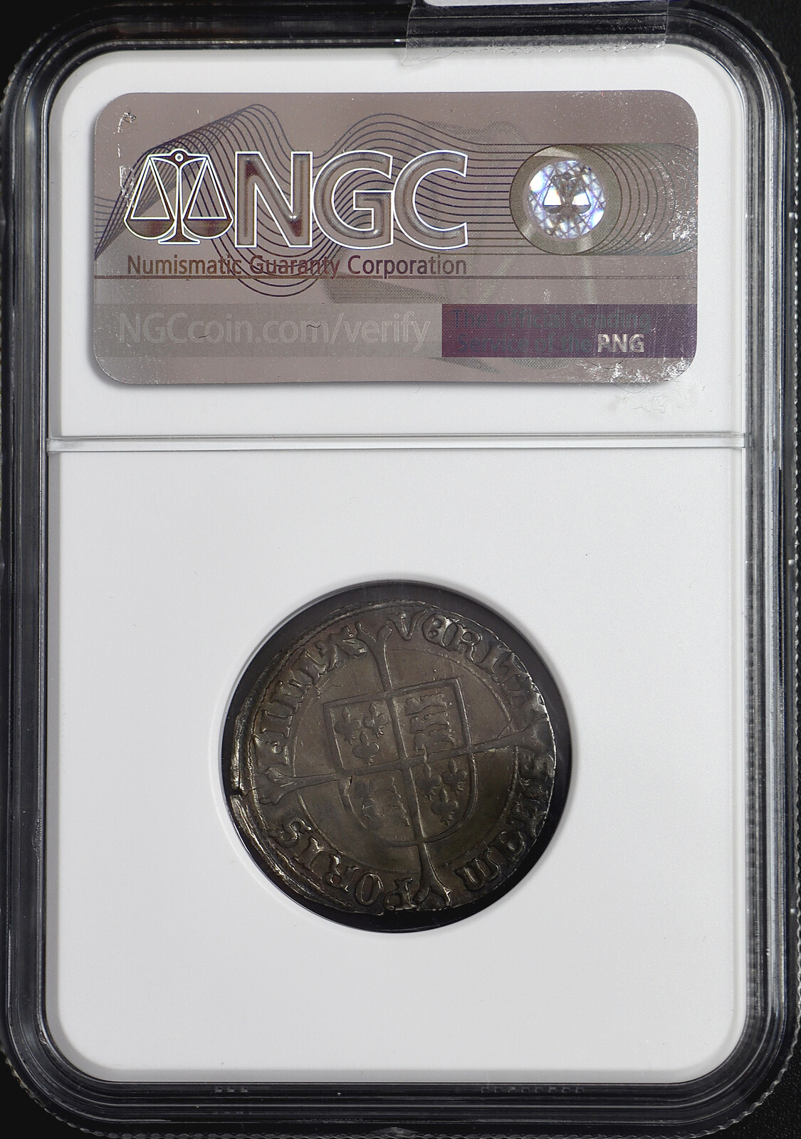 ENGLAND Groat n.d. (1553-54) Mary I - mm. pomegranate NGC AU 53 | MA-Shops