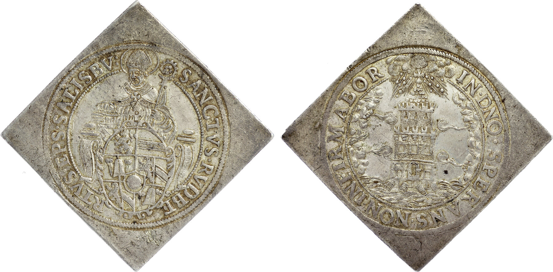 Austrian States ½ Talerklippe or “Turmgepräge" n.d. (1593-1594 ...