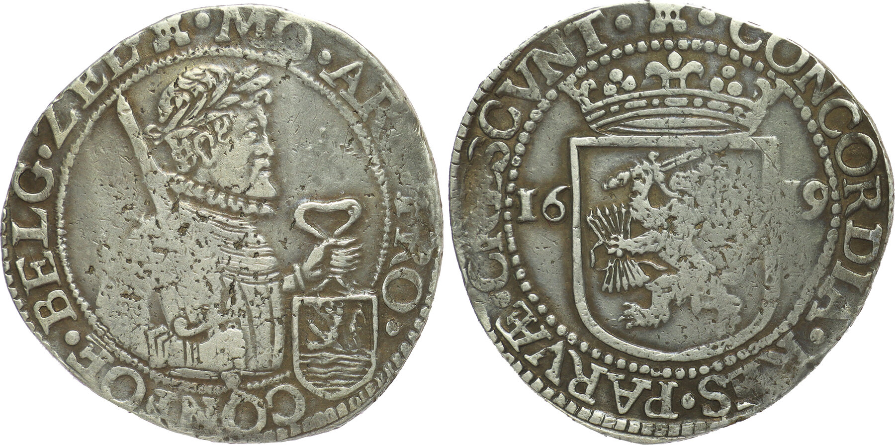 NORTHERN NETHERLANDS ½ Nederlandse Rijksdaalder 1619 Province of ...