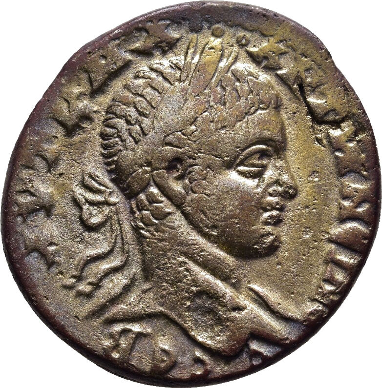 ROMAN PROVINCES BI Tetradrachm 219 AD Coele-Syria - Elagabalus ss+ | MA ...