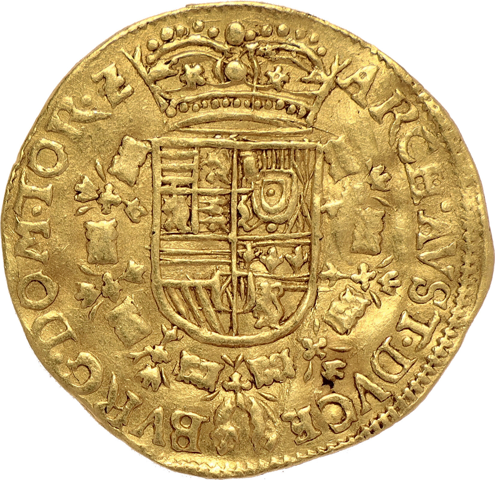 SOUTHERN NETHERLANDS ⅔ Souverain n.d. (1615-1618) Seigniory of Tournai ...