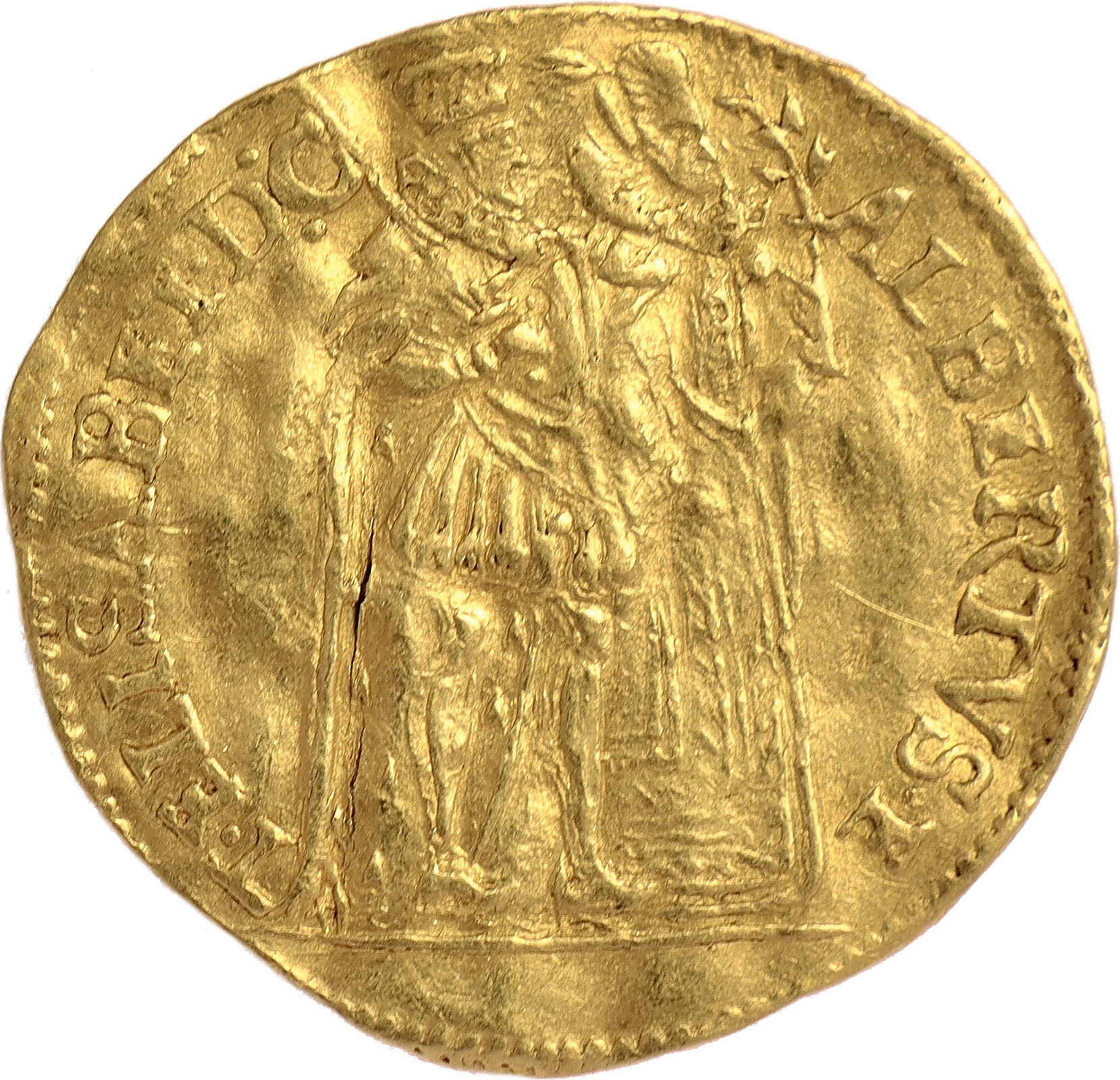 SOUTHERN NETHERLANDS ⅔ Souverain n.d. (1615-1618) Seigniory of Tournai ...