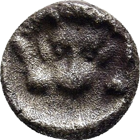 ACHAEMENID EMPIRE AR Hemiobol c. 395-377 BC Satrapy of Caria ...