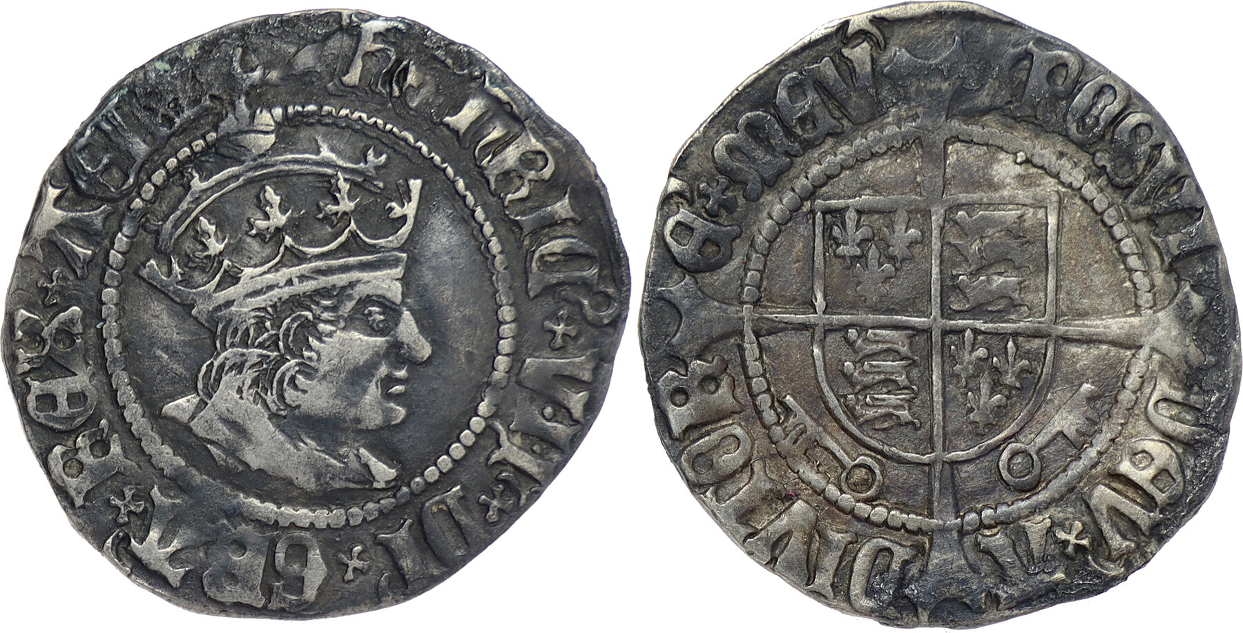 England Halfgroat 1504-9 Henry VII - York - Bishop Bainbridge - mm ...