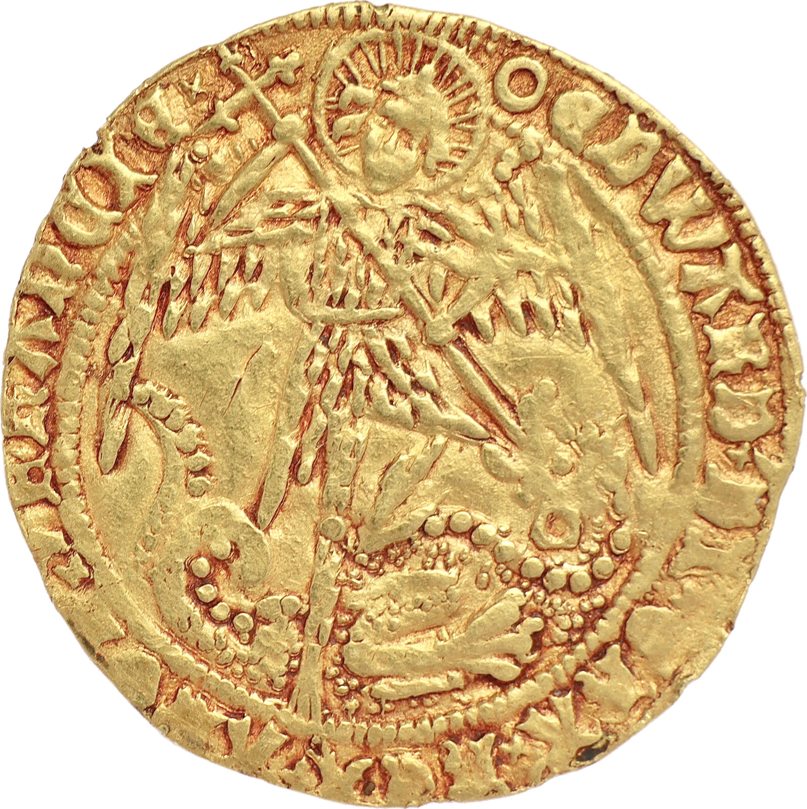 ENGLAND AV Angel n.d. (1471-1472) Edward IV, Second Reign ss+ | MA-Shops