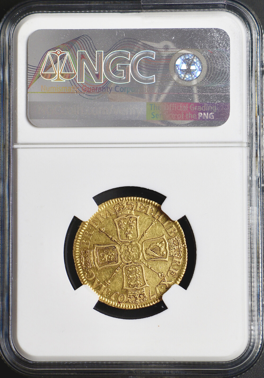ENGLAND GUINEA 1701 William III NGC XF 45 | MA-Shops