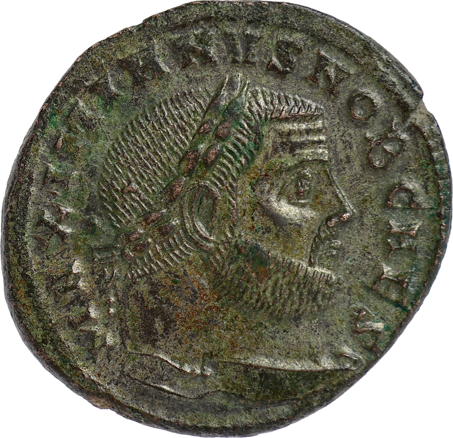 Roman Empire AE Follis 300-303 AD Galerius Maximian Caesar- Ticinium ...