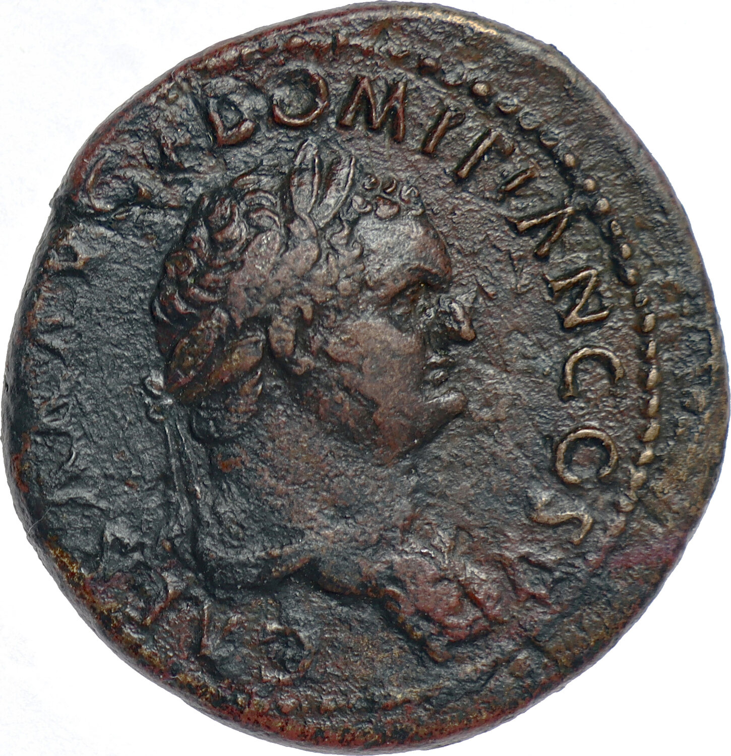 Roman Empire AE Dupondius 79 AD Domitianus, as Caesar under Vespasianus ...
