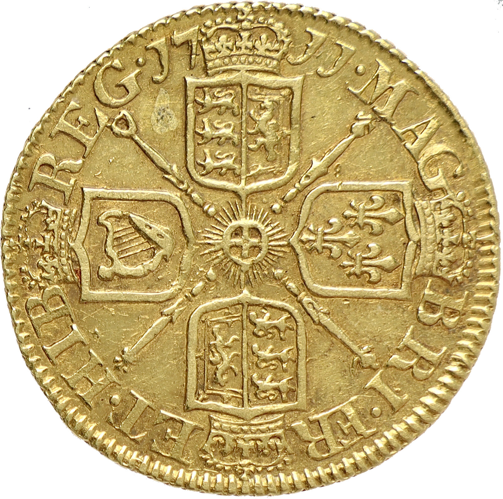 GREAT BRITAIN Half-Guinea 1711 Queen Anne - 3rd bust fast vzgl | MA-Shops