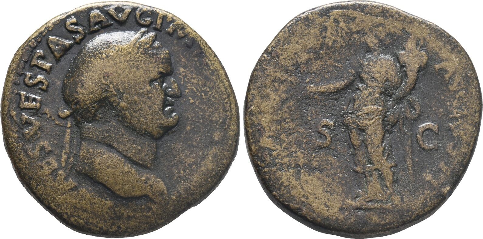 Rome Sestertius AD 69-79. Vespasian. Very s | MA-Shops