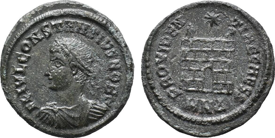 Roman Empire Constantius II (Caesar, 324-337). Æ Follis. VF | MA-Shops