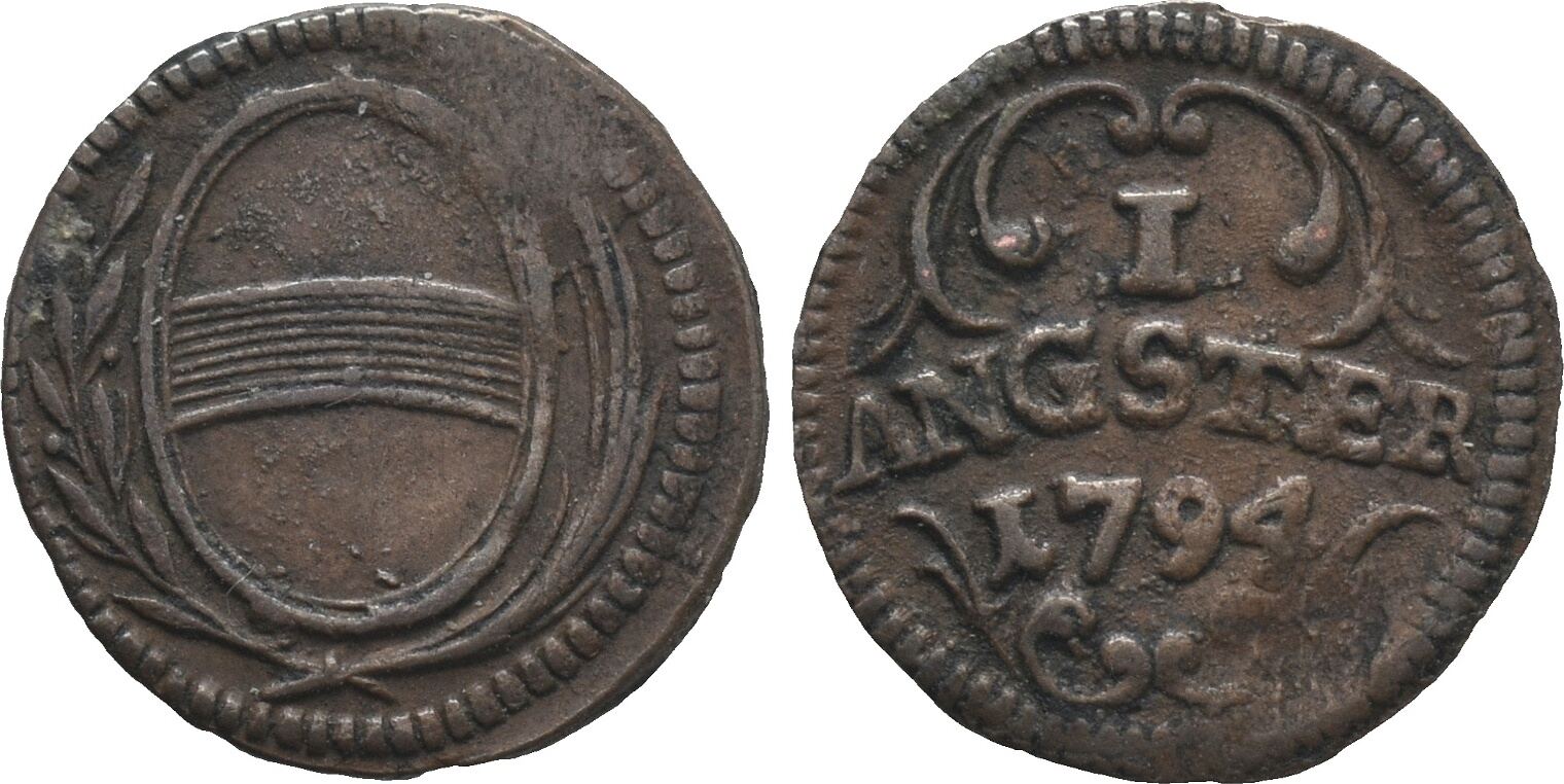 1 Angster Switzerland, Zug. Æ 1794. Very s | MA-Shops
