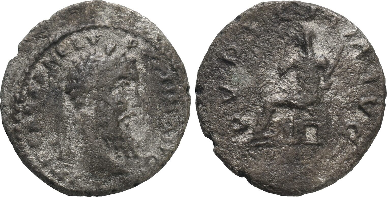 Rome Denarius Pertinax (AD 193). AR Denariu.. Hybrid issue. g Fine | MA-Shops