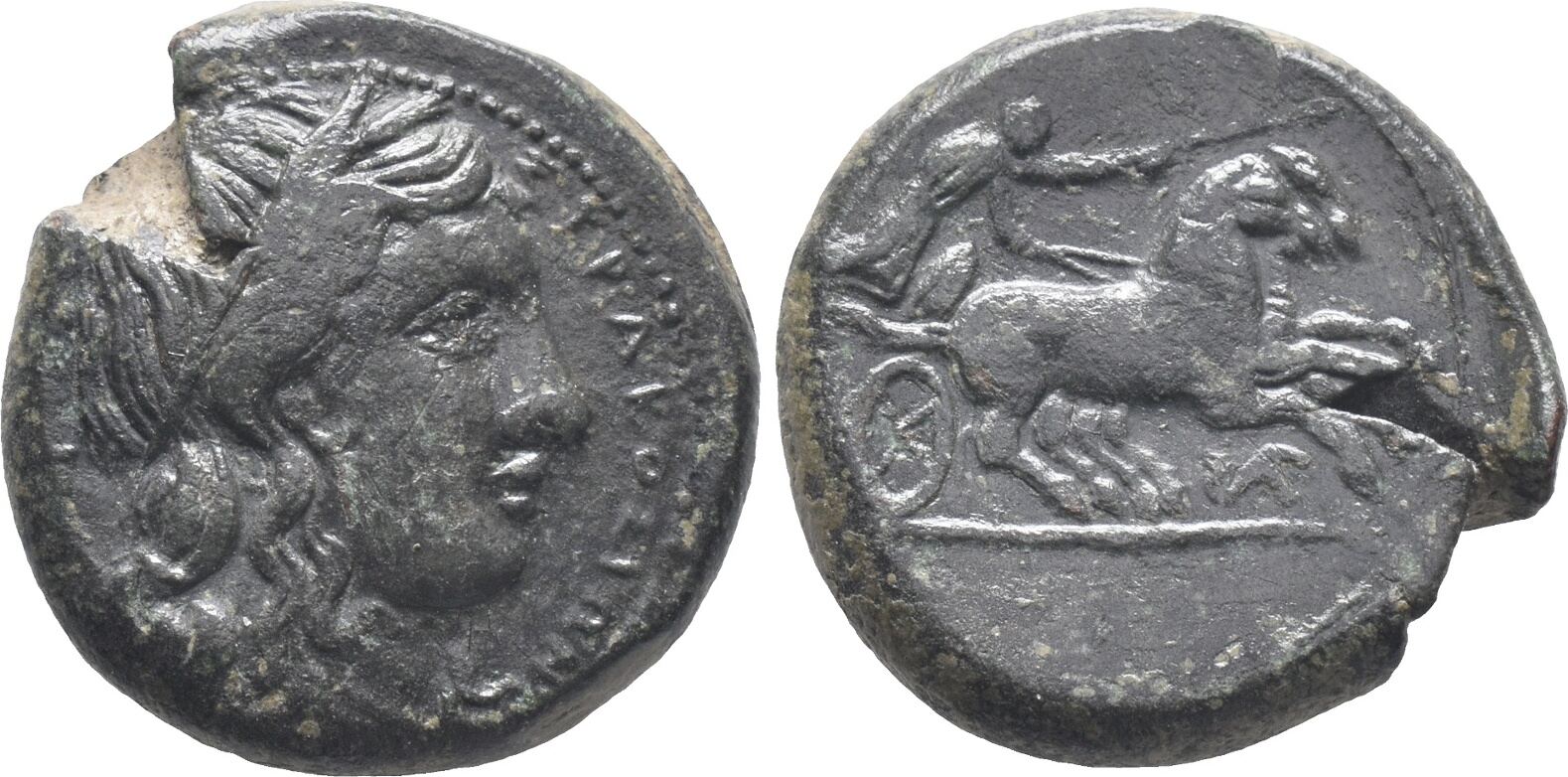 Sicily. 287-278 BC Hiketas II. Very s | MA-Shops