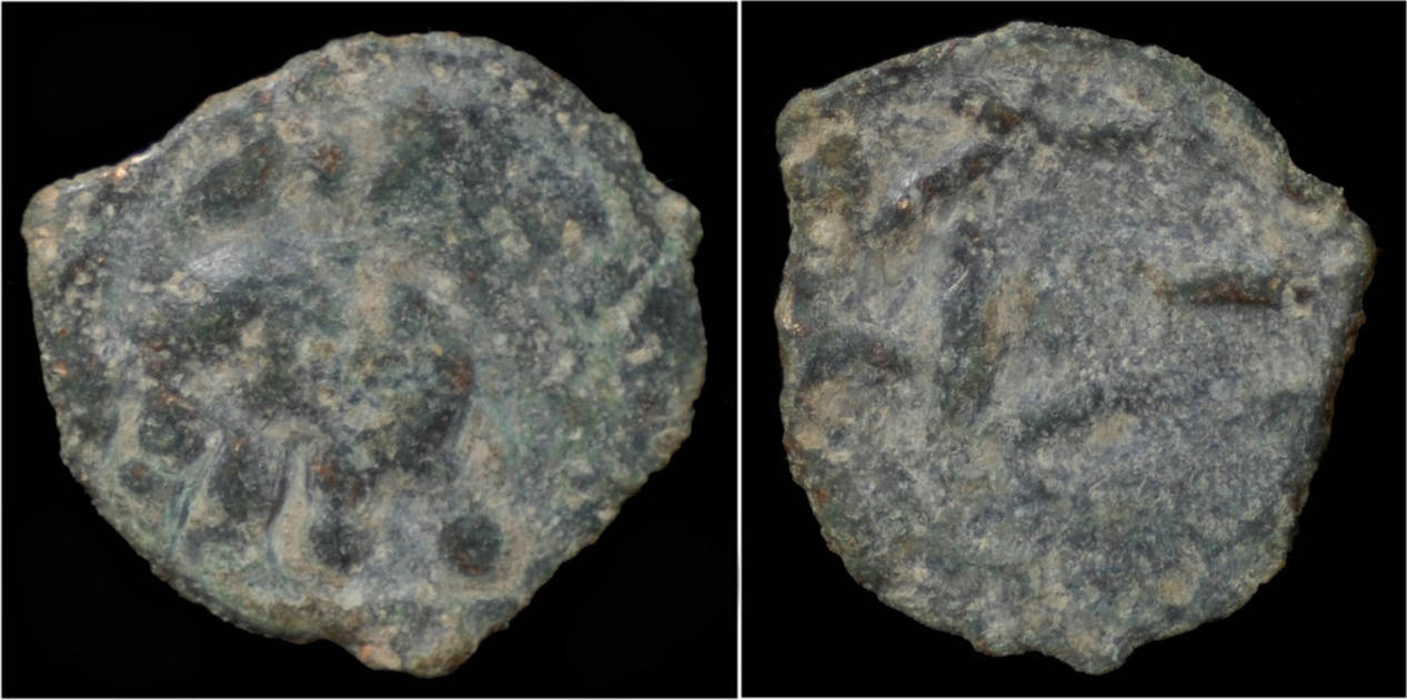 7th cent AD Chach Unknown ruler AE VF+ | MA-Shops