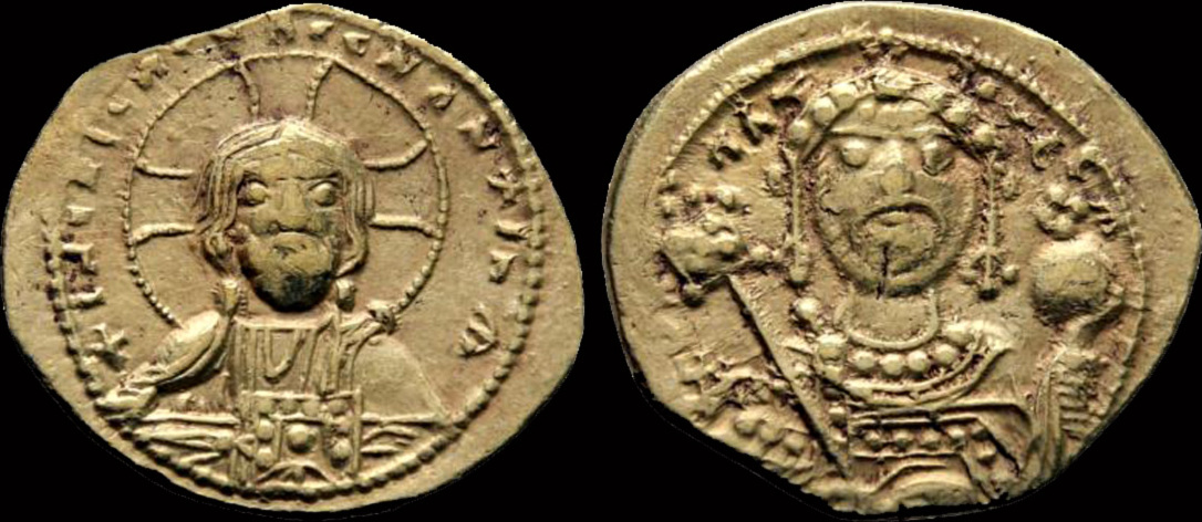Byzantine 1042-1055AD Constantine IX Monomachus AV tetarteron nomisma ...