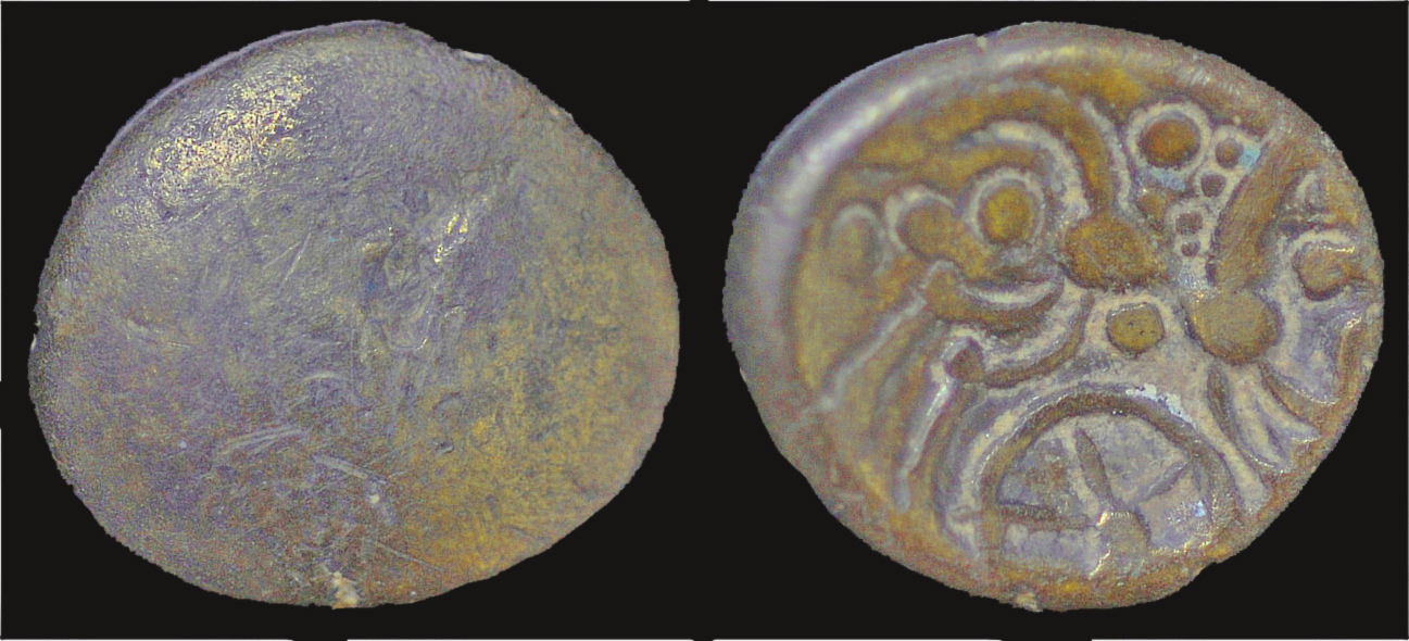 ca 40BC Celtic Britain Trinovantes Savernake base gold stater VF+ | MA ...