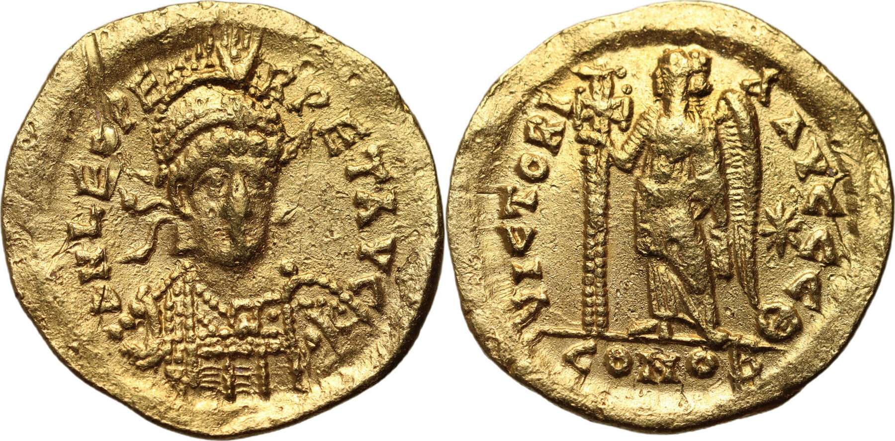 Byzantine Empire Solidus 457-474 Leo Constantinople SS | MA-Shops