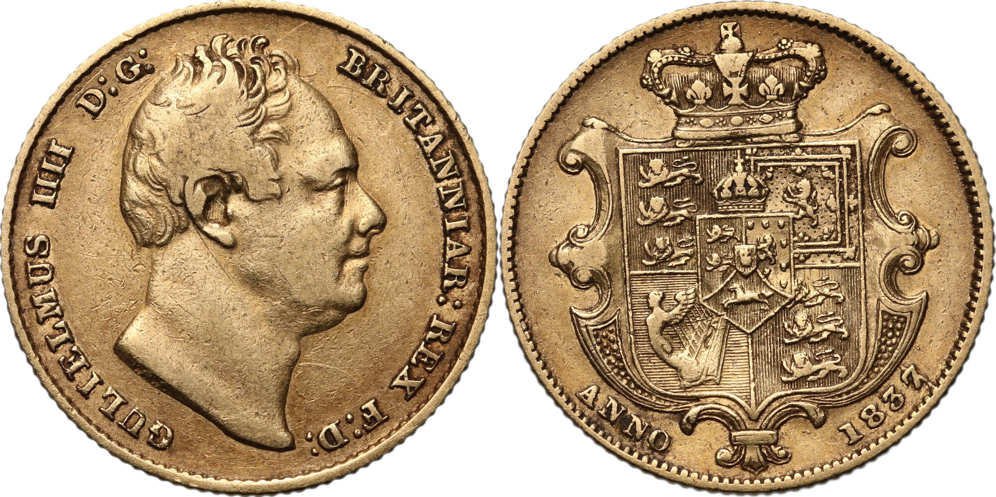 UNITED KINGDOM Sovereign 1837 William IV VZ- | MA-Shops