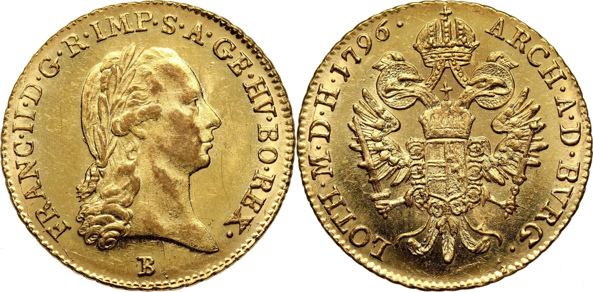 AUSTRIA Ducat 1796 B Kremnitz, Franz II Fast ST | MA-Shops