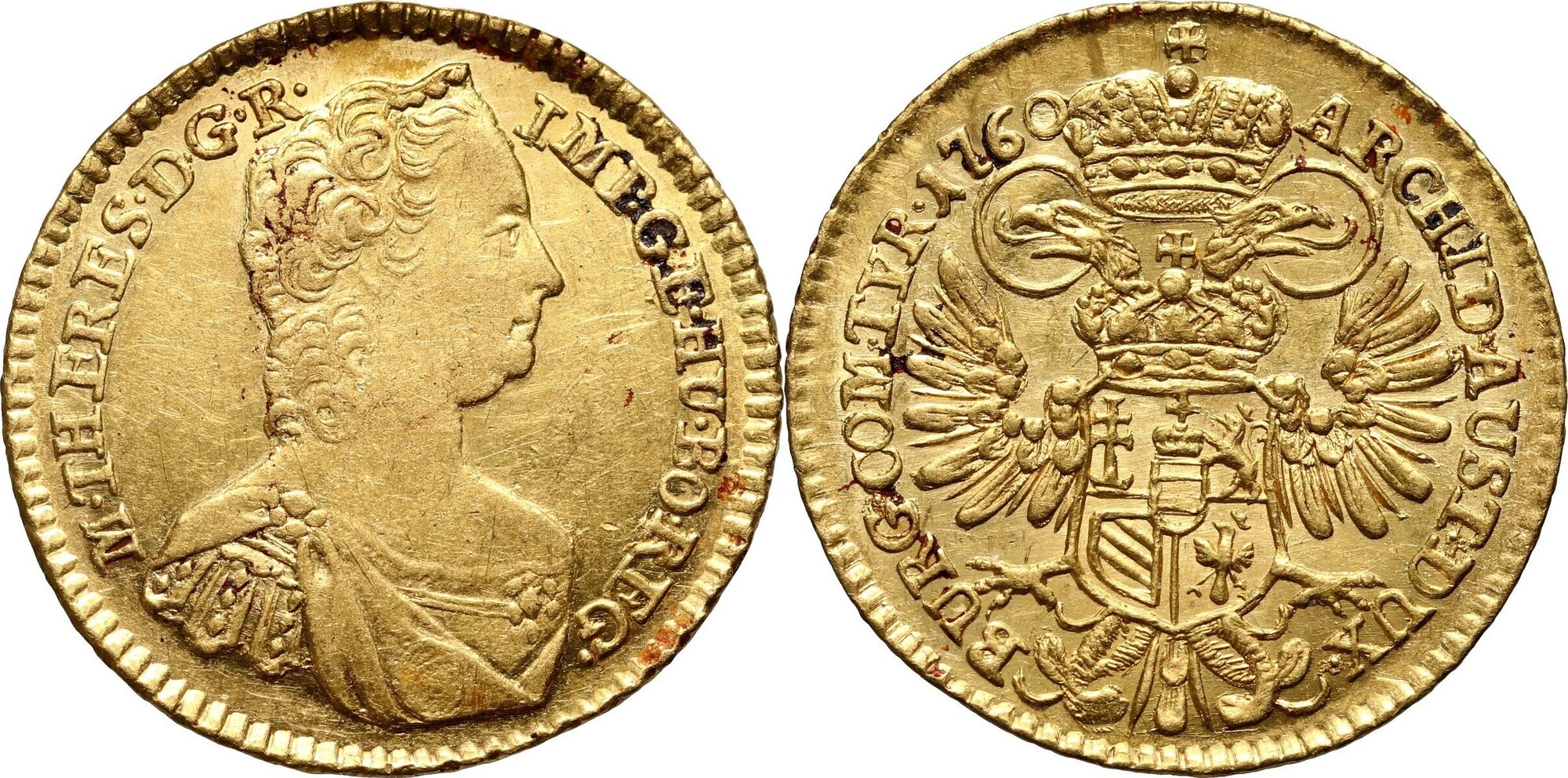 Austria Ducat 1760 Maria Theresia, Vienna VZ-ST | MA-Shops