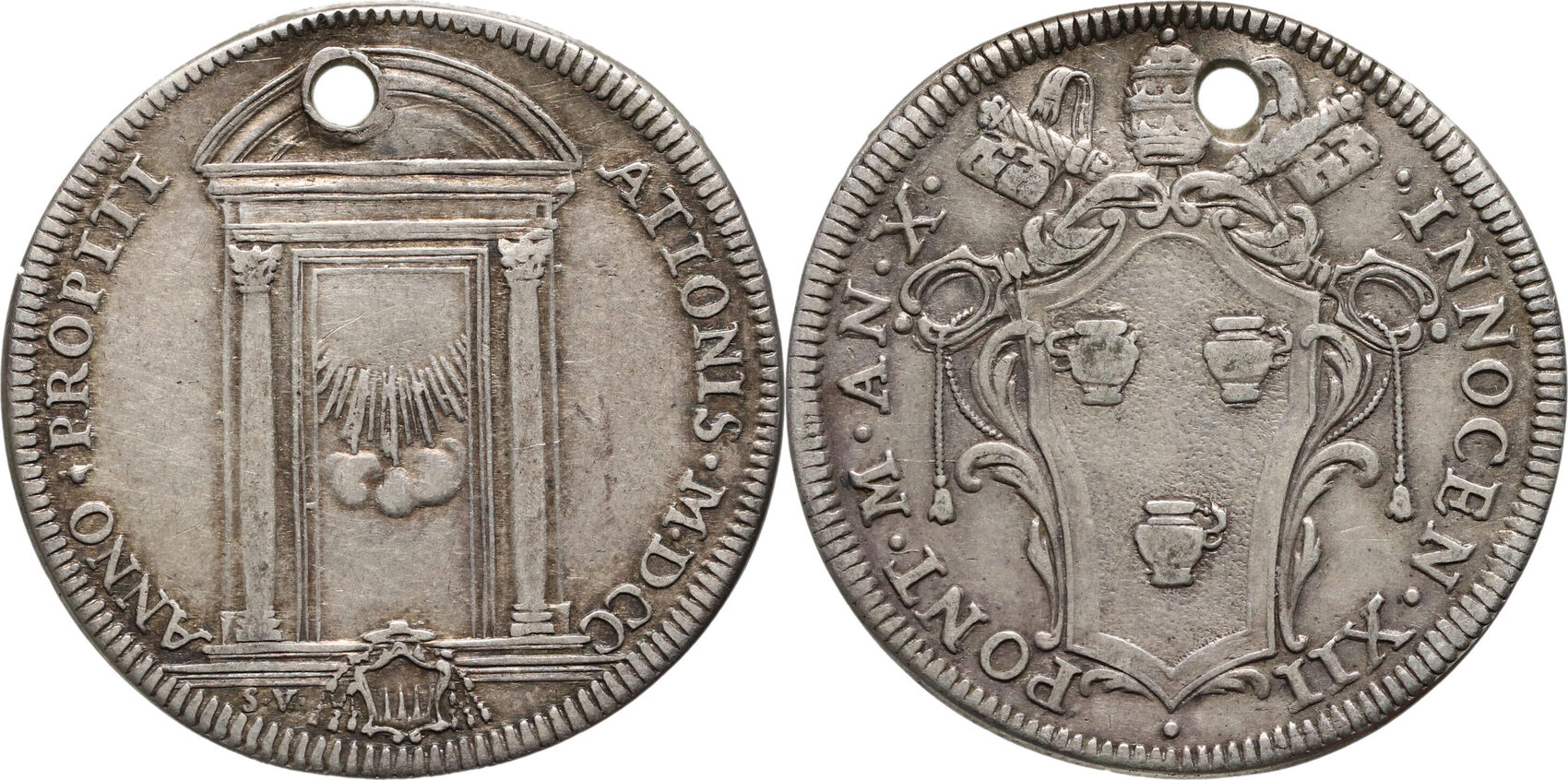 Vatican (Papal States) Giulio 1700 Innocent XII SS+ | MA-Shops