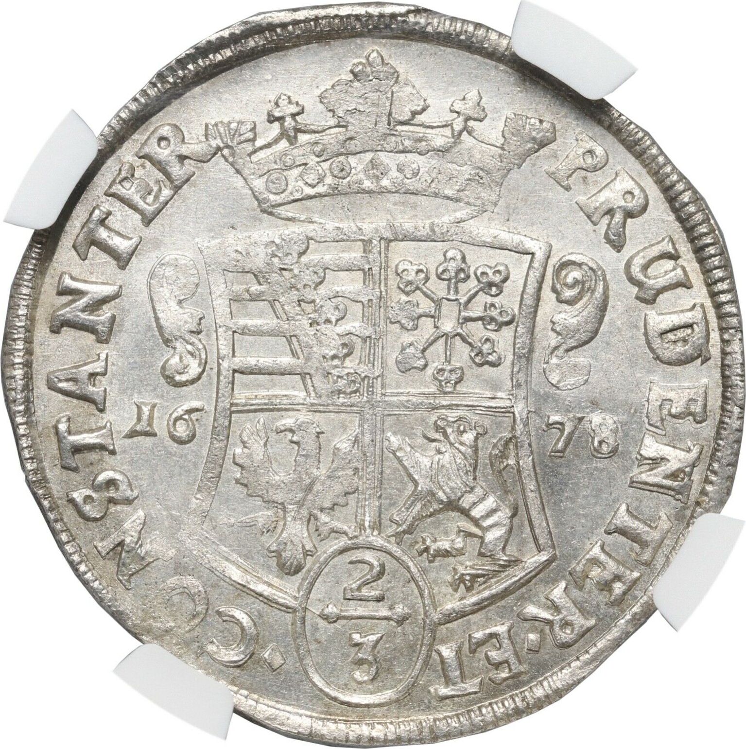 GERMANY 2/3 Thaler 1678 NGC MS 63 | MA-Shops