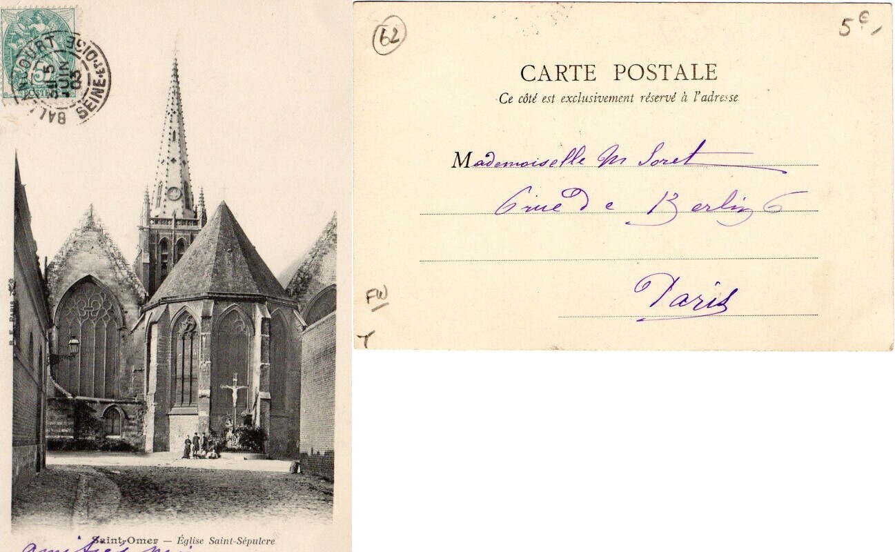 France Non daté KOMITAT 62500 - SAINT-OMER - GRABESKIRCHE | MA-Shops