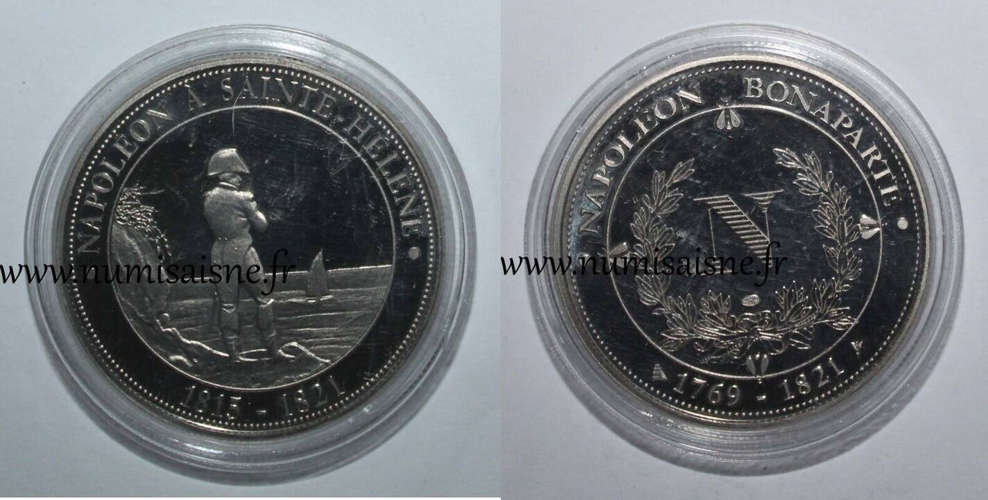 Non daté FRANCE - MÉDAILLE - NAPOLÉON À SAINT HÉLÈNE PP | MA-Shops